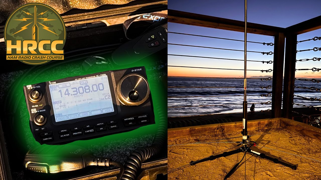 Tactical Ham Radio Deployment On a Beach. Parks On The Air - YouTube
