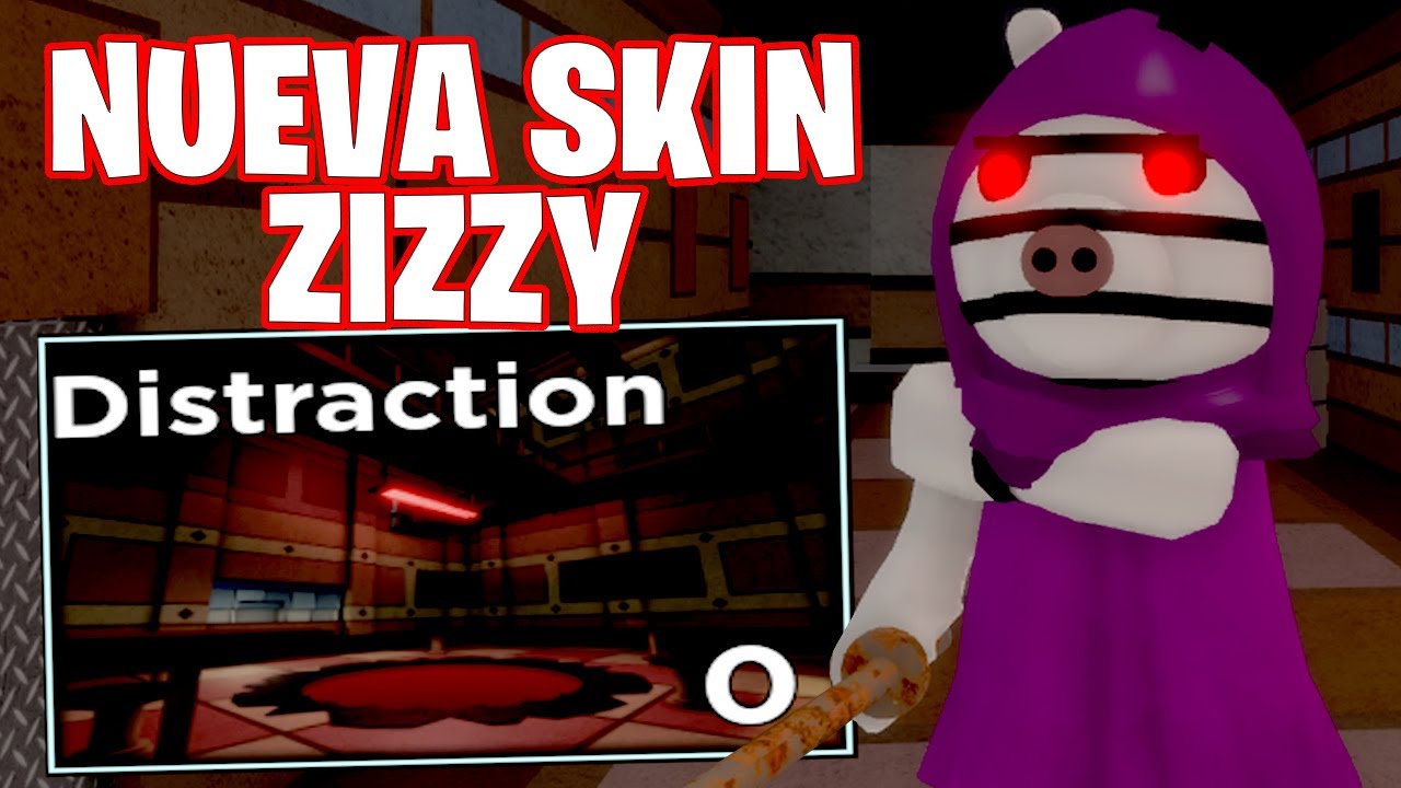 COMO TENER la (NUEVA SKIN) de ZIZZY DISTRACTION en PIGGY 100 PLAYERS ...