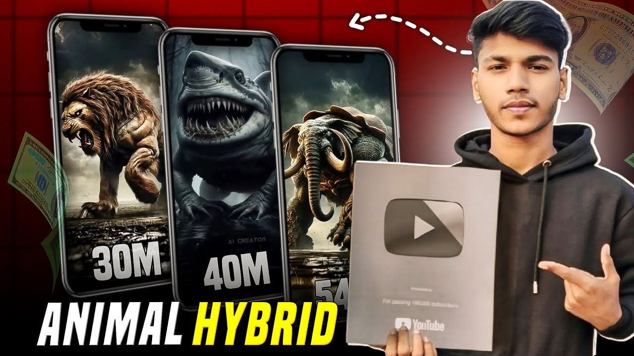 Make Animal Hybrid Video (Easy Way) Short Channel Ideas 2025 - YouTube