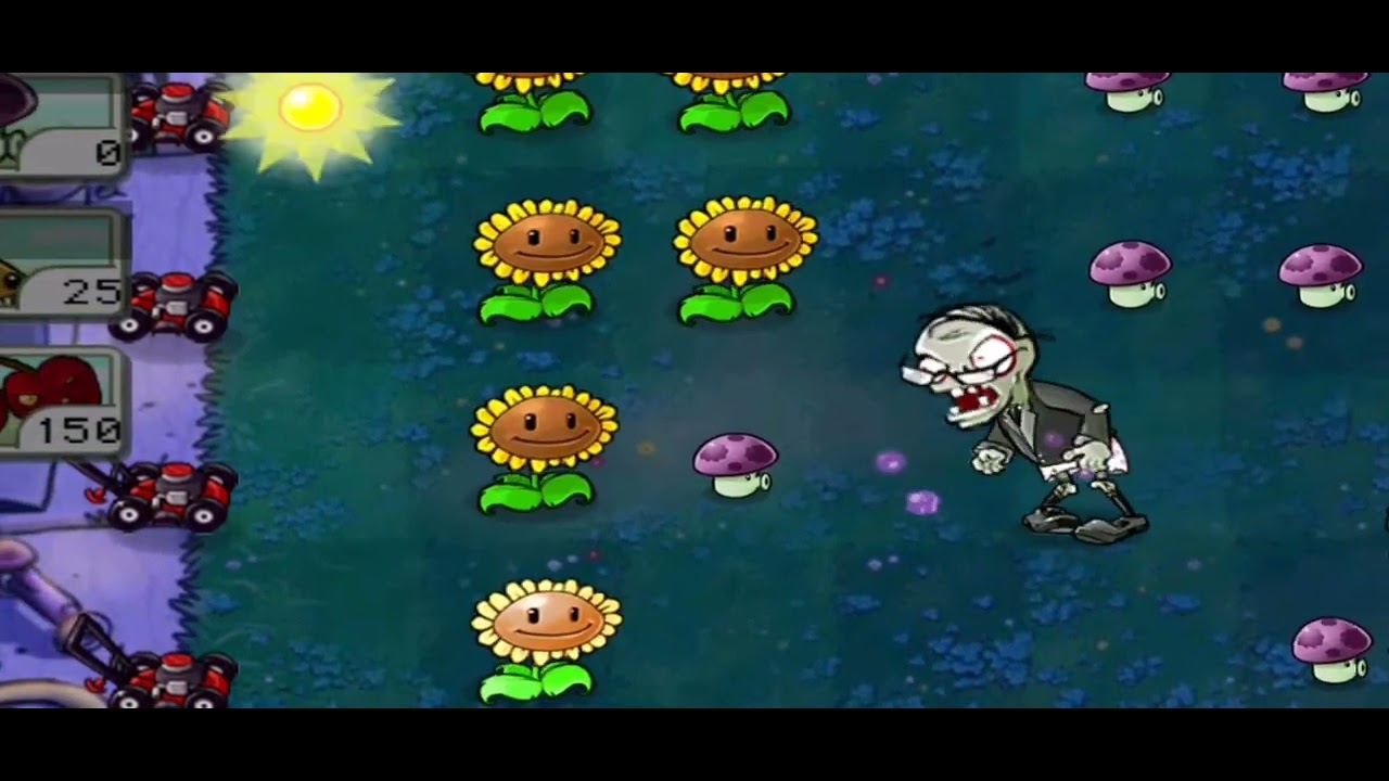Newspaper Zombie very flash-Pvz Hard mode Android PVZ xi 2.1.3 - YouTube