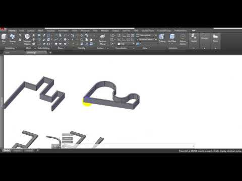 AutoCad Básico 3D, Polysolid - YouTube
