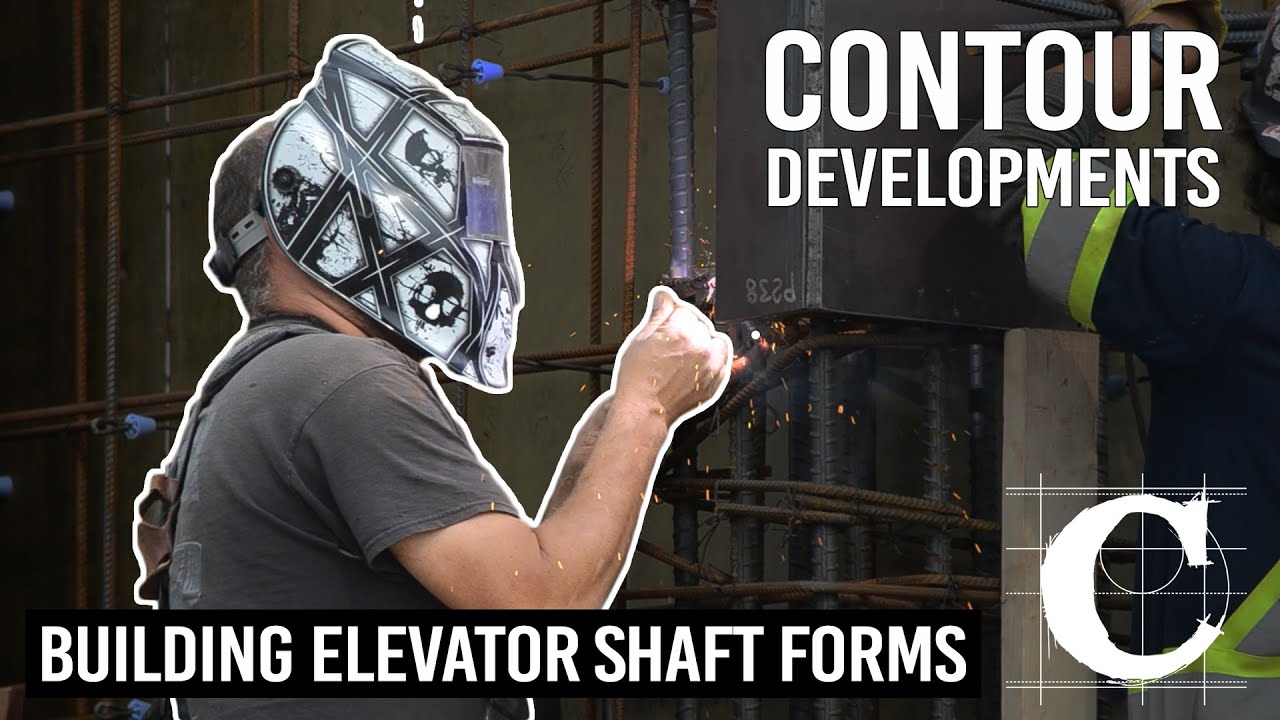 Building Elevator Shaft Forms | CONTOUR DEVELOPMENTS - YouTube