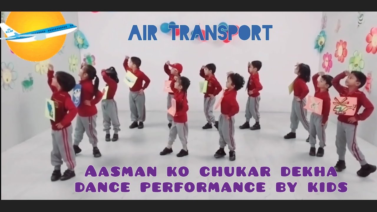 Aasman ko chukar dekha dance performance by school kids | DAV project show| Hanuman Song - YouTube