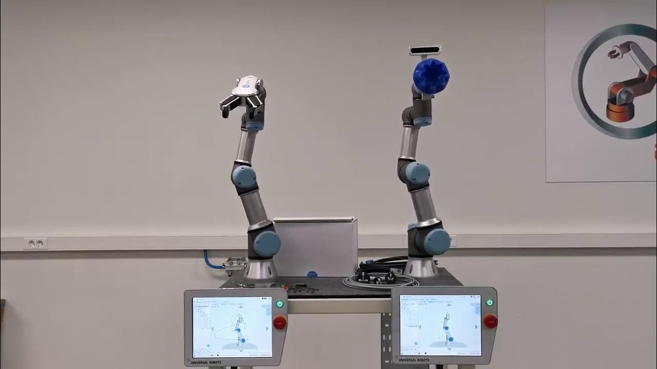 Universal robots UR3 : Dance in R&D Lab Eurobots - YouTube