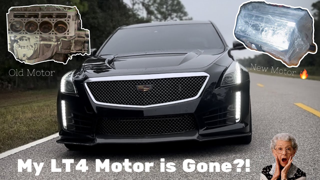 CTS-V3 Motor Swap! Upgraded LT4! - YouTube