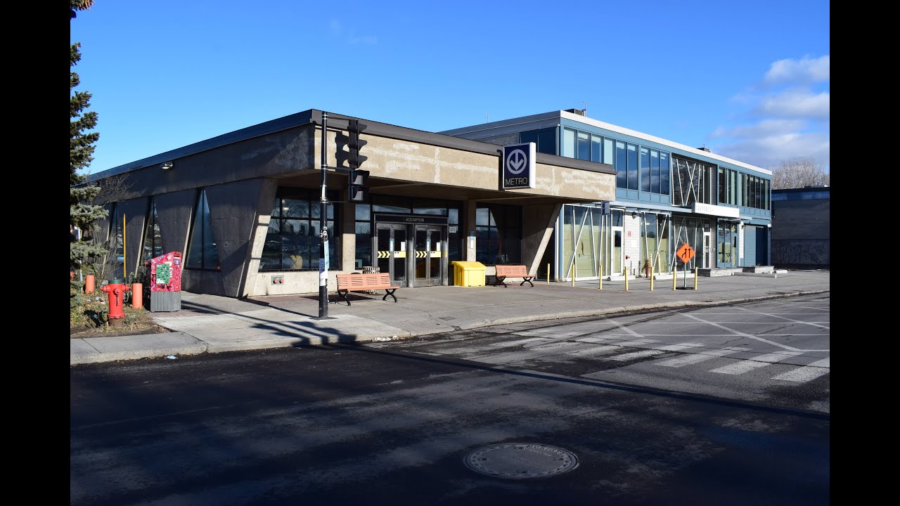 Two new buildings next to Assomption metro station (December 1 2021 ...