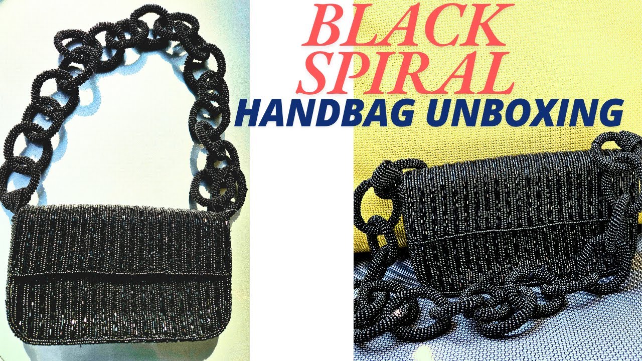 ALL BLACK SPIRAL BAG UNBOXING - YouTube