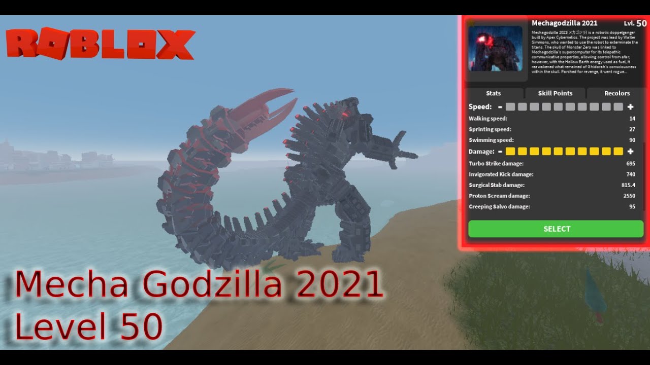 Kaiju Universe - How strong is Level 50 Mecha Godzilla 2021 - YouTube