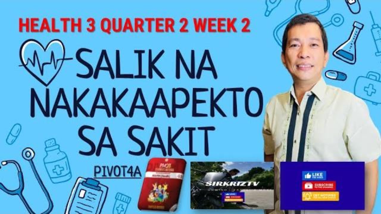 HEALTH 3 QUARTER 2 WEEK 2 I PIVOT4A-MELC BASED I SALIK NA NAKAKAAPEKTO ...