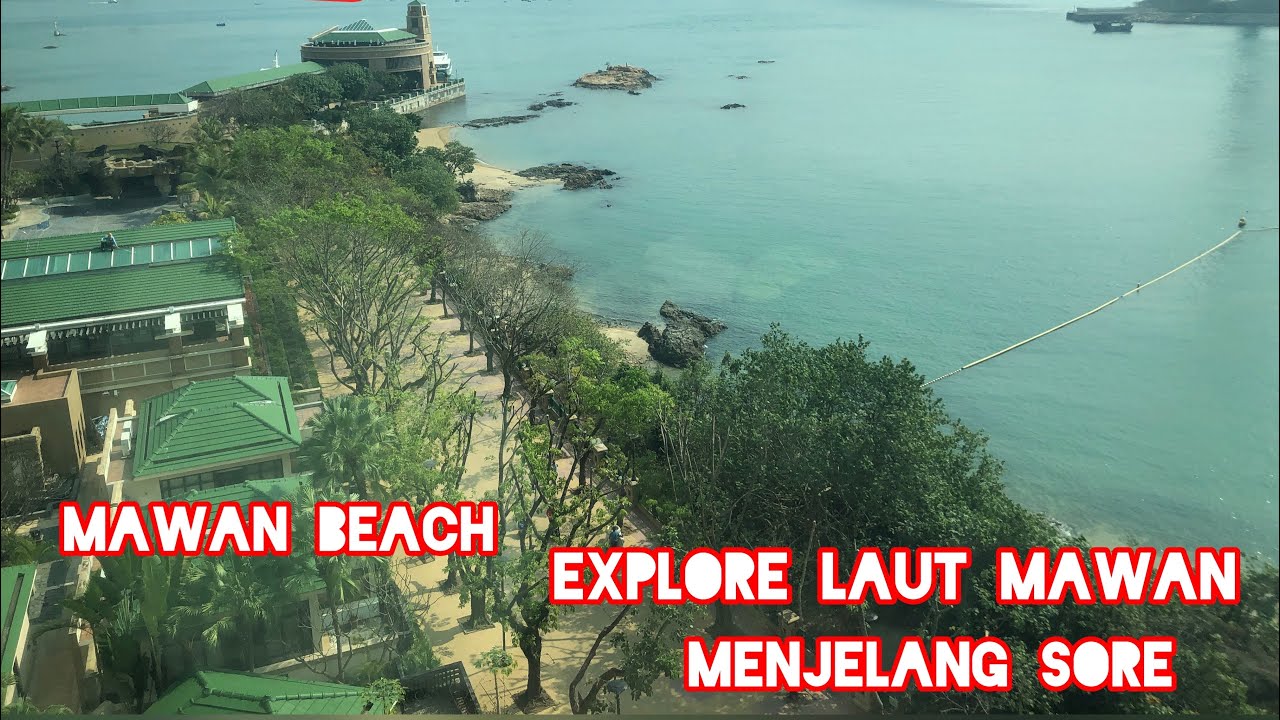 Mawan beach // explore laut mawan menjelang sore - YouTube
