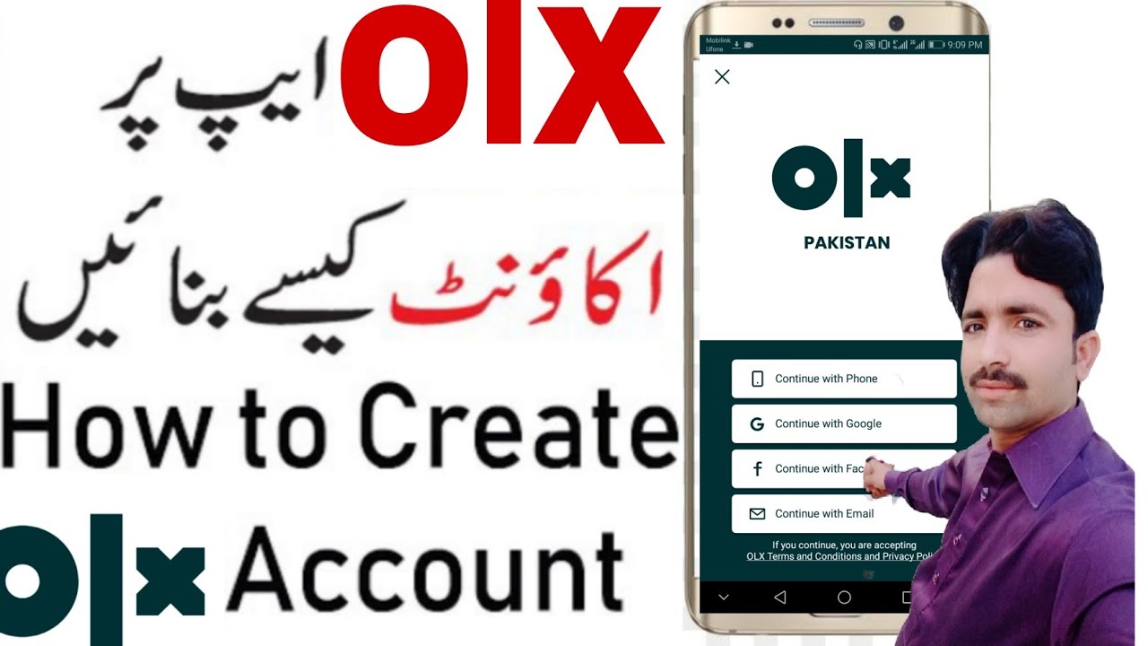 how to create olx account?Olx account kaise banate hain?How to make olx ...