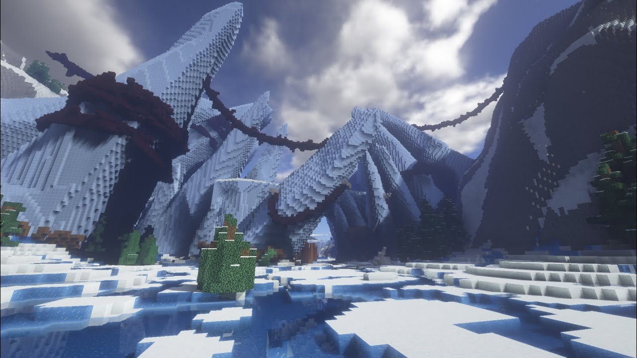 POV Walking World of Warcraft but it's Minecraft 29 Ulduar - Snowdrift ...