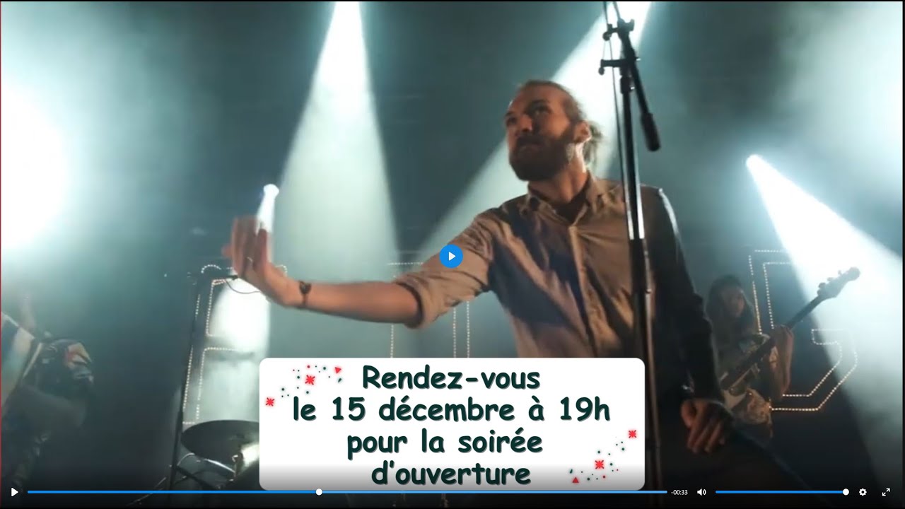NOËL À SALLANCHES - Ouverture du Village le 15 décembre 2023 - YouTube