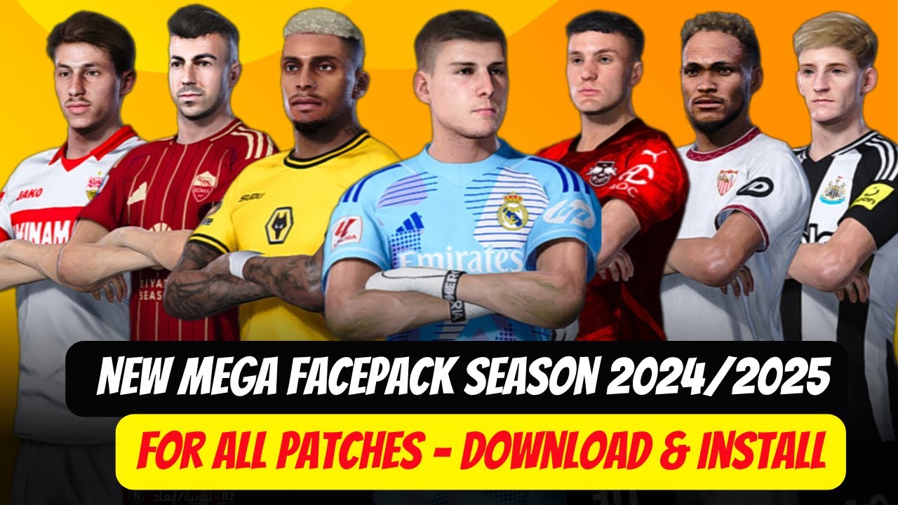 "New Amazing Face Pack for PES 2021 - Realistic Player Faces!" - YouTube