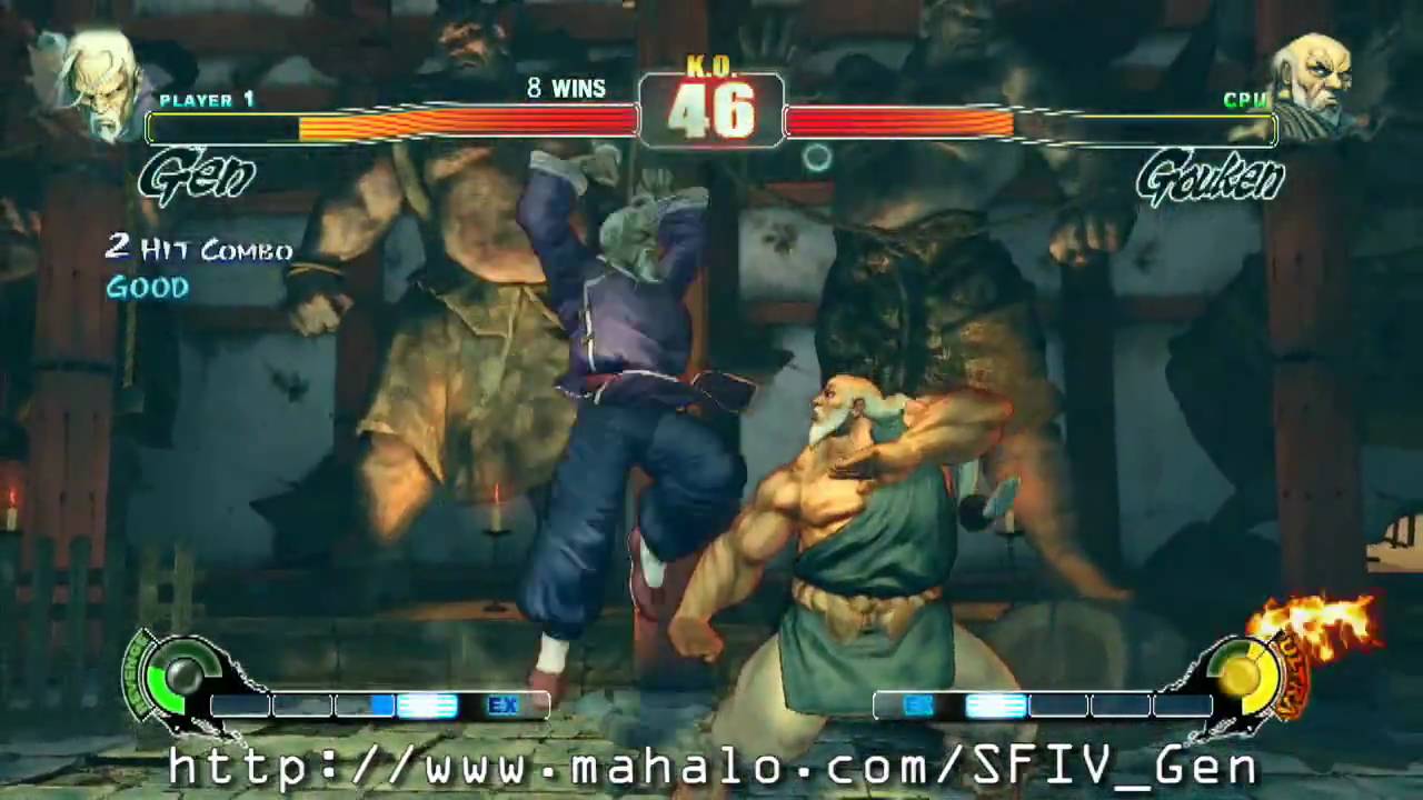 Street Fighter IV - Gen's Ultra Combo HD - YouTube