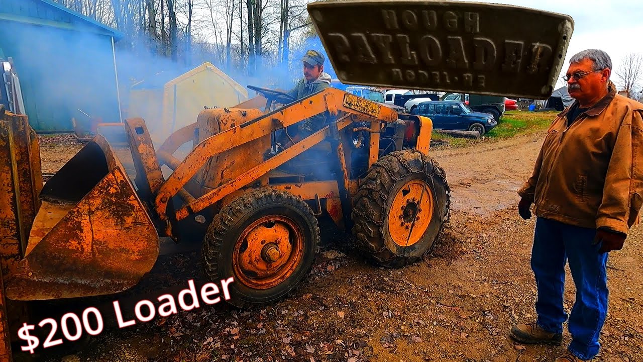 Buying and fixing a $200 Hough payloader - YouTube