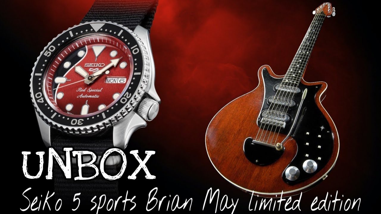 (UNBOX) Seiko 5 sports''Brian May''Limited Edition (Queen's Guitarist ...
