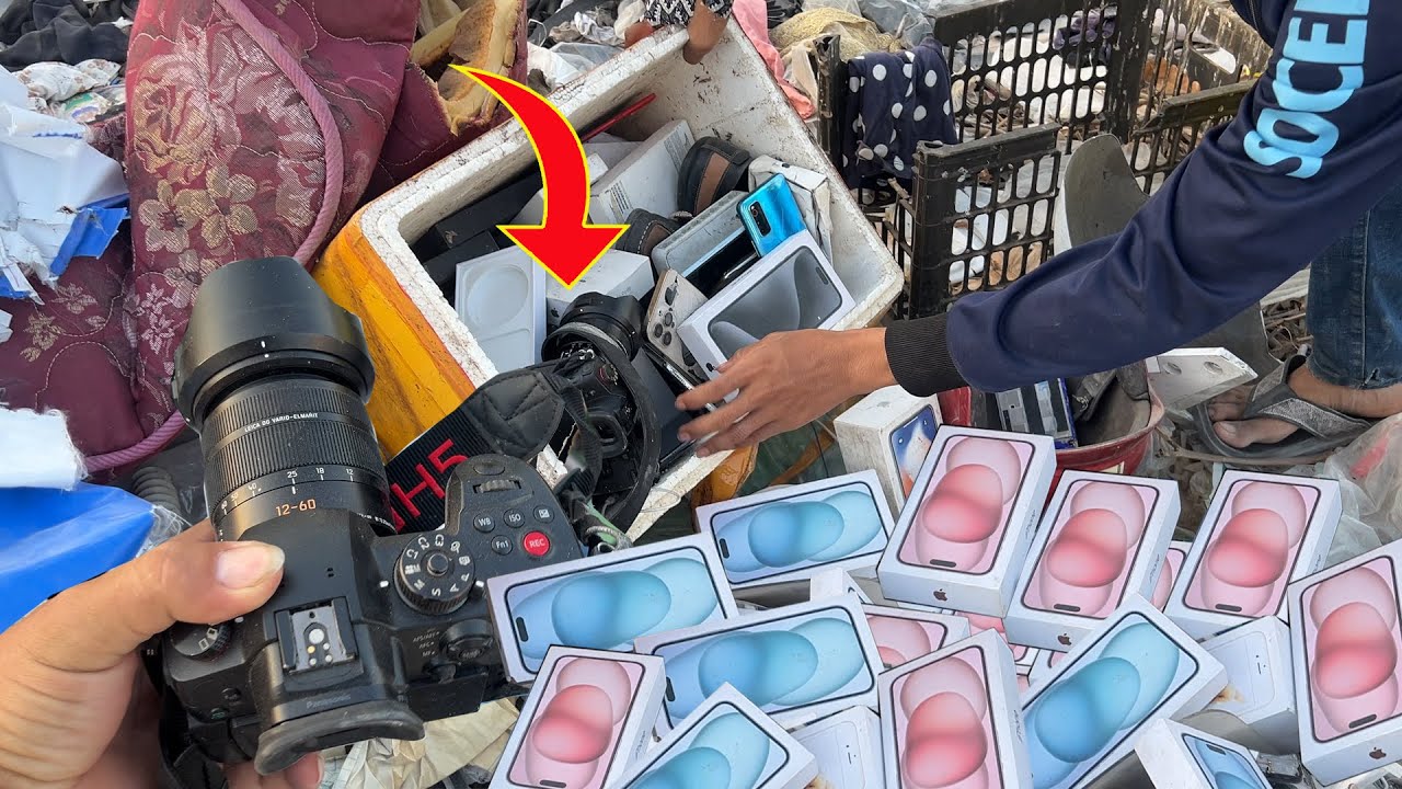 Amazing Day!🥰 Found Good Camera & Many Abandoned Phones From Garbage ...