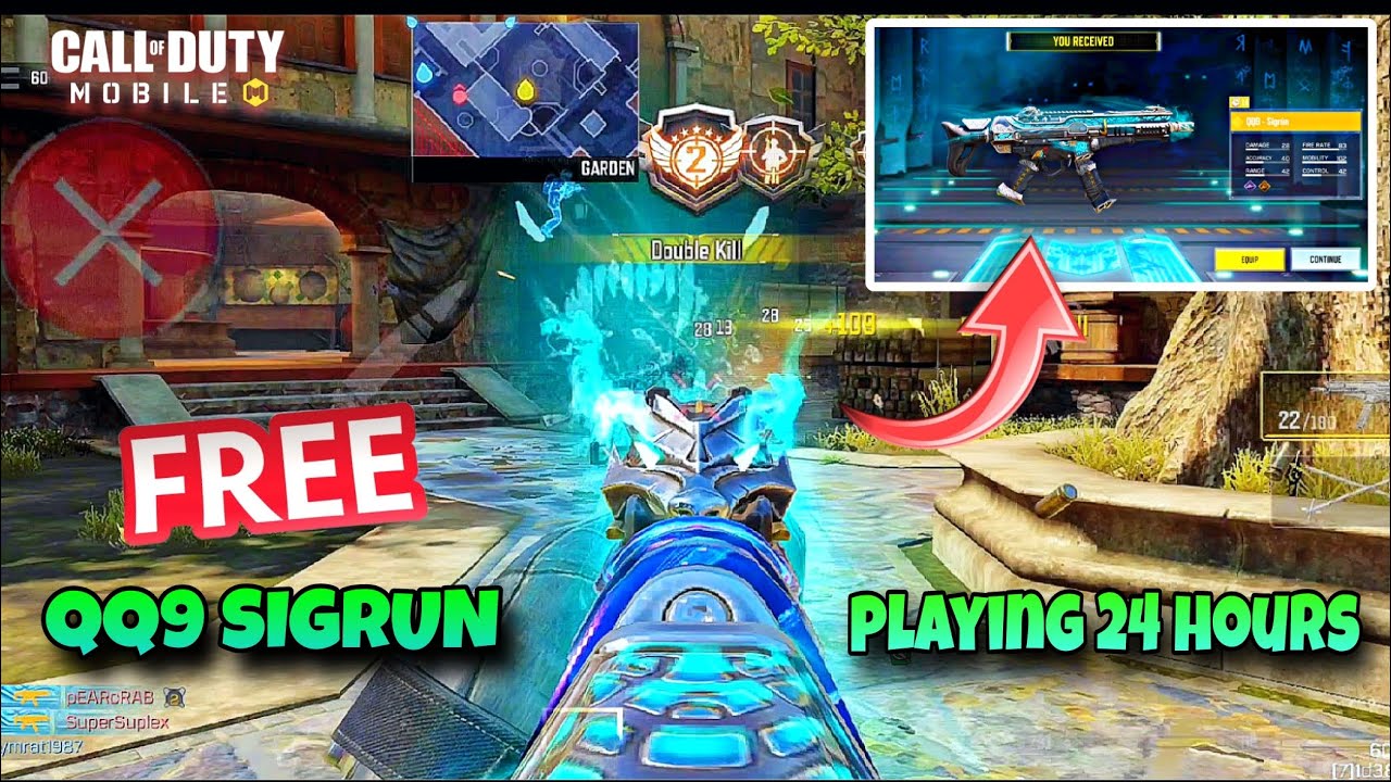 *New*Free Legendary QQ9 Sigrun in call of duty mobile || CODM QQ9 ...