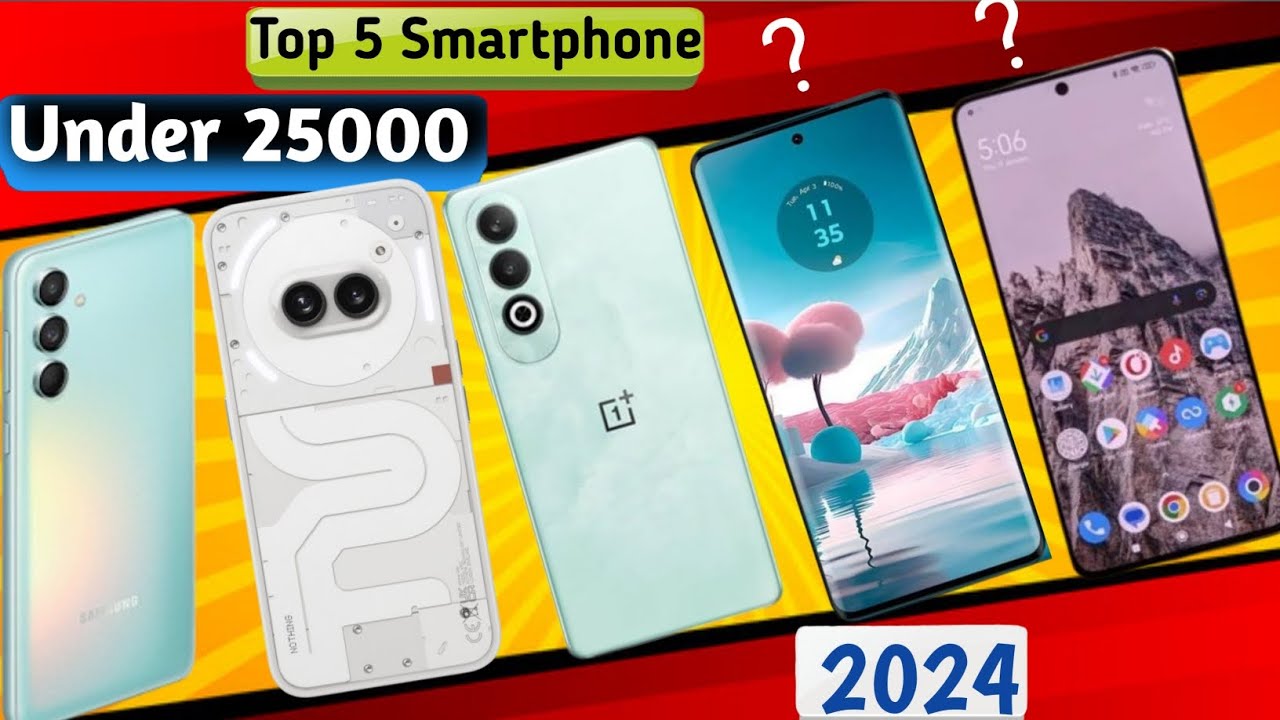 Best smartphone Under 25000🔥Samsung, Oneplus, Nothing, Moto, Poco ...