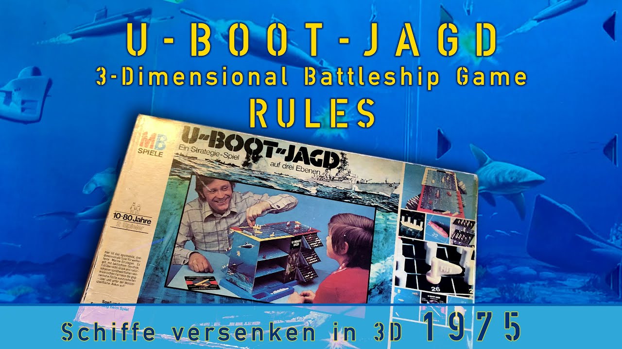 U-Boot-Jagd: Battleship in 3D / Schiffe versenken [Rules & Unboxing ...