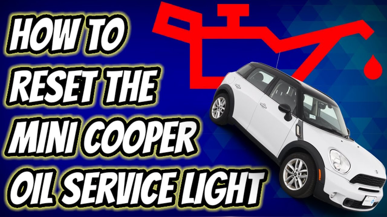 How to Reset Engine Oil Service Light on a 2012 Mini Cooper Countryman ...