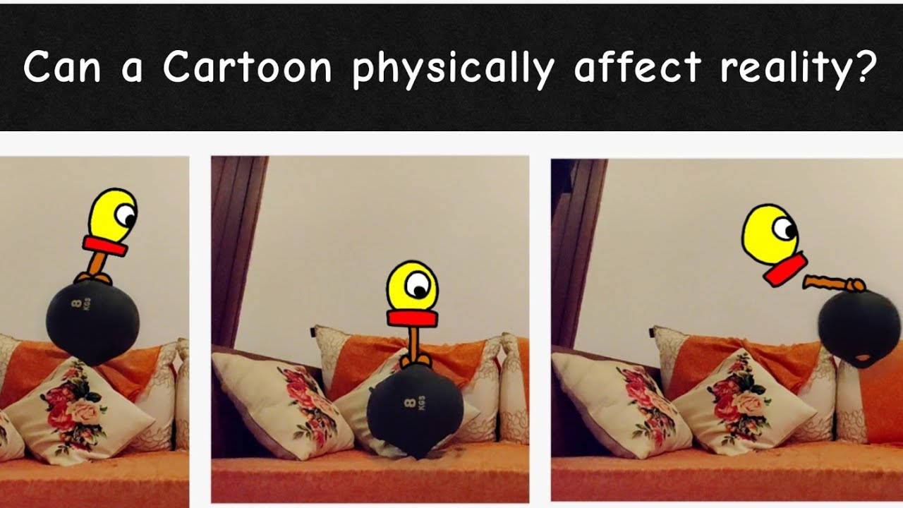 How to make cartoons lift real objects! - YouTube
