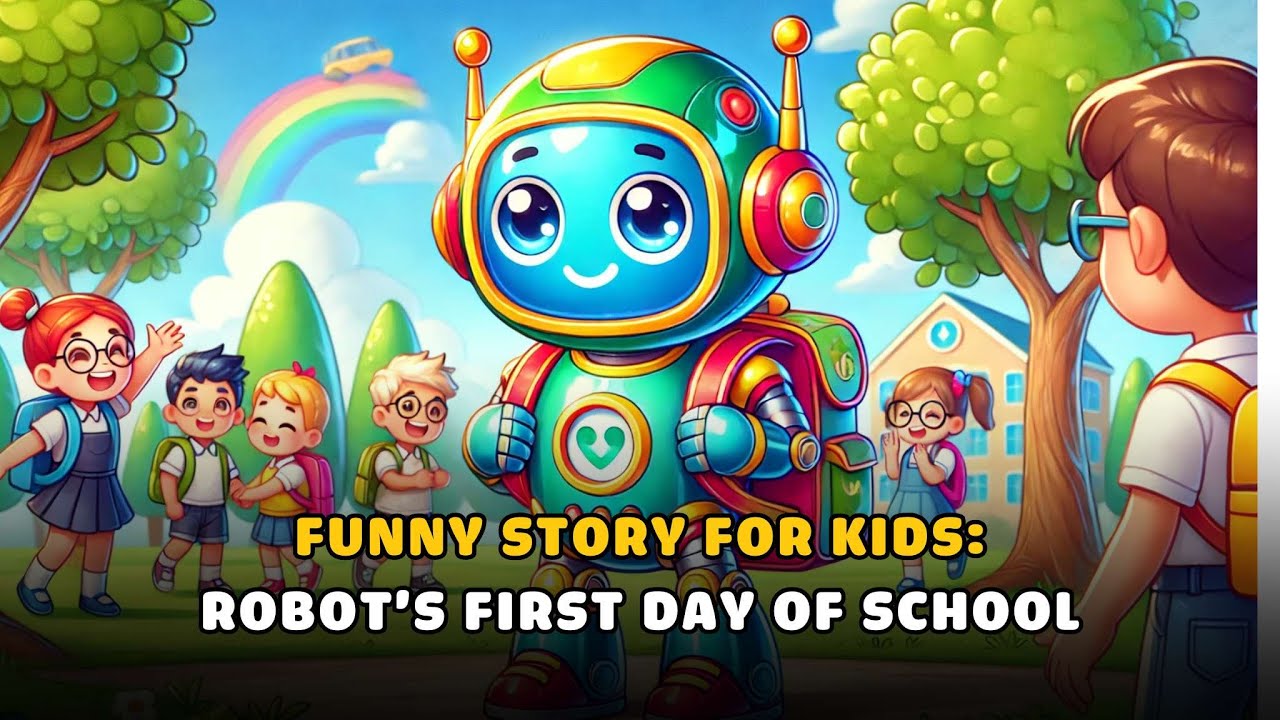 Robot's First Day of School - Children's Farm - YouTube