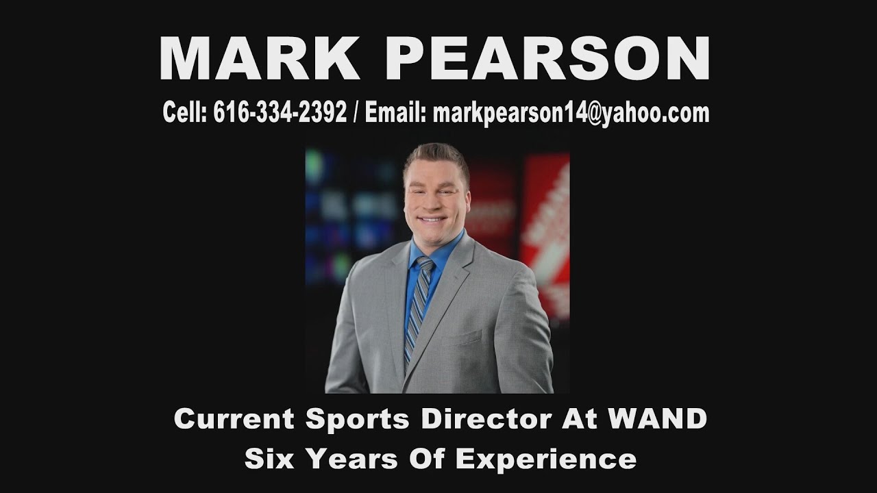 Mark Pearson - Sports Director/Anchor/Reporter Reel - YouTube