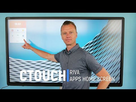 Tutorial: CTOUCH Riva - Apps homescreen - YouTube