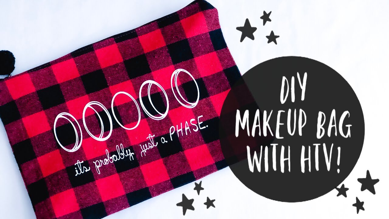 DIY BAG W/HTV & YOUR CRICUT! | BEGINNER FRIENDLY AND EASY GIFT IDEA ...