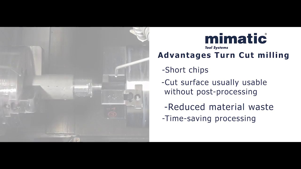 Turn Cut Milling instead of Cutting off - YouTube
