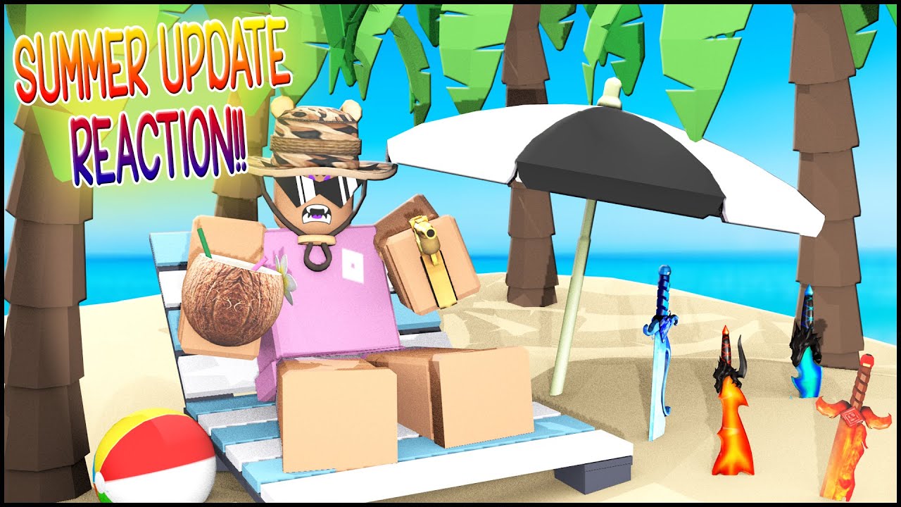 REACTING TO THE NEW MM2 SUMMER UPDATE! - YouTube