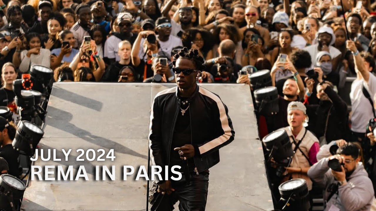 Rema’s performance at the Yardland Festival in Paris - YouTube