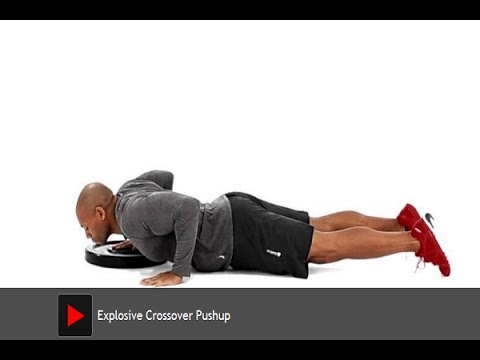 Explosive Crossover Pushup Exercise - YouTube