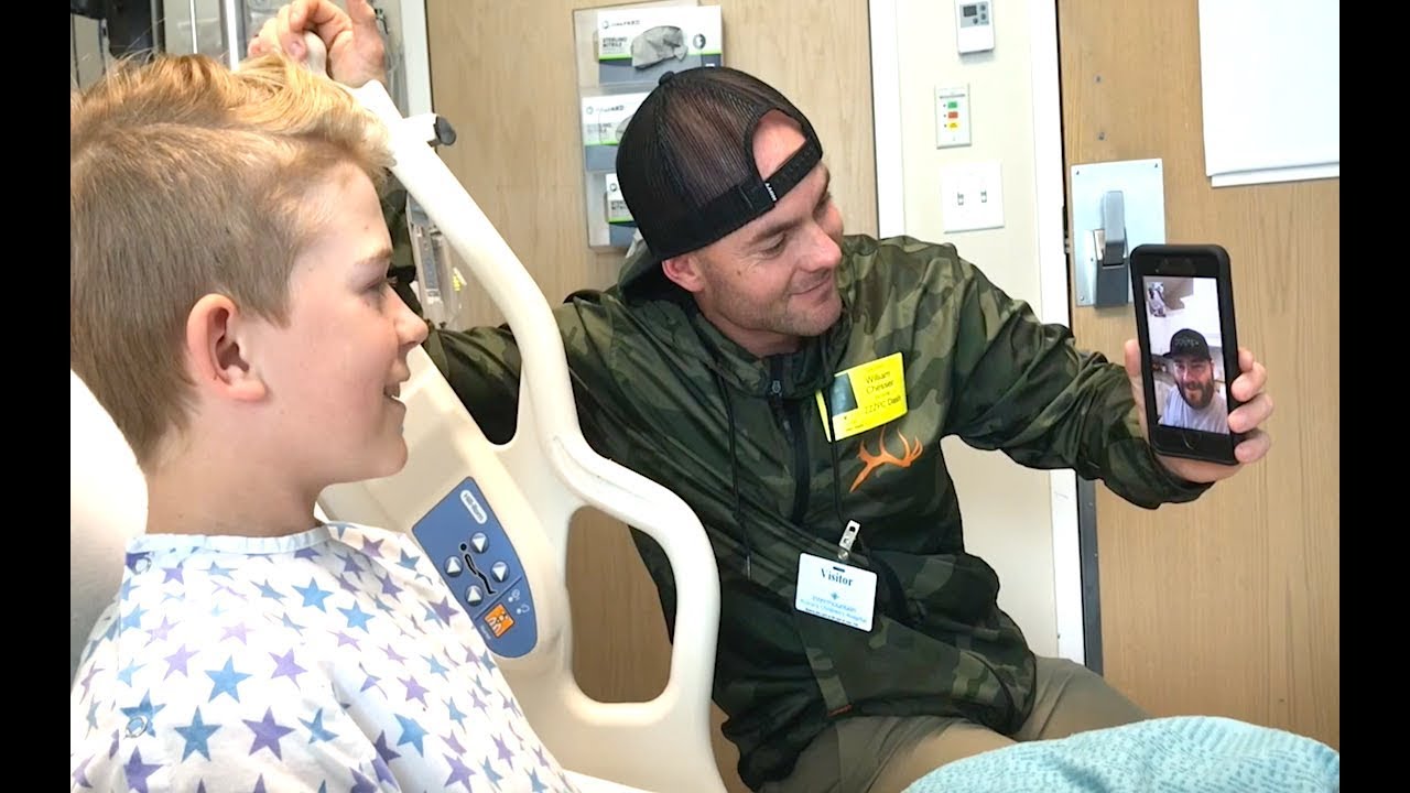 VISITING OUR FRIEND SAM IN THE HOSPITAL - YouTube
