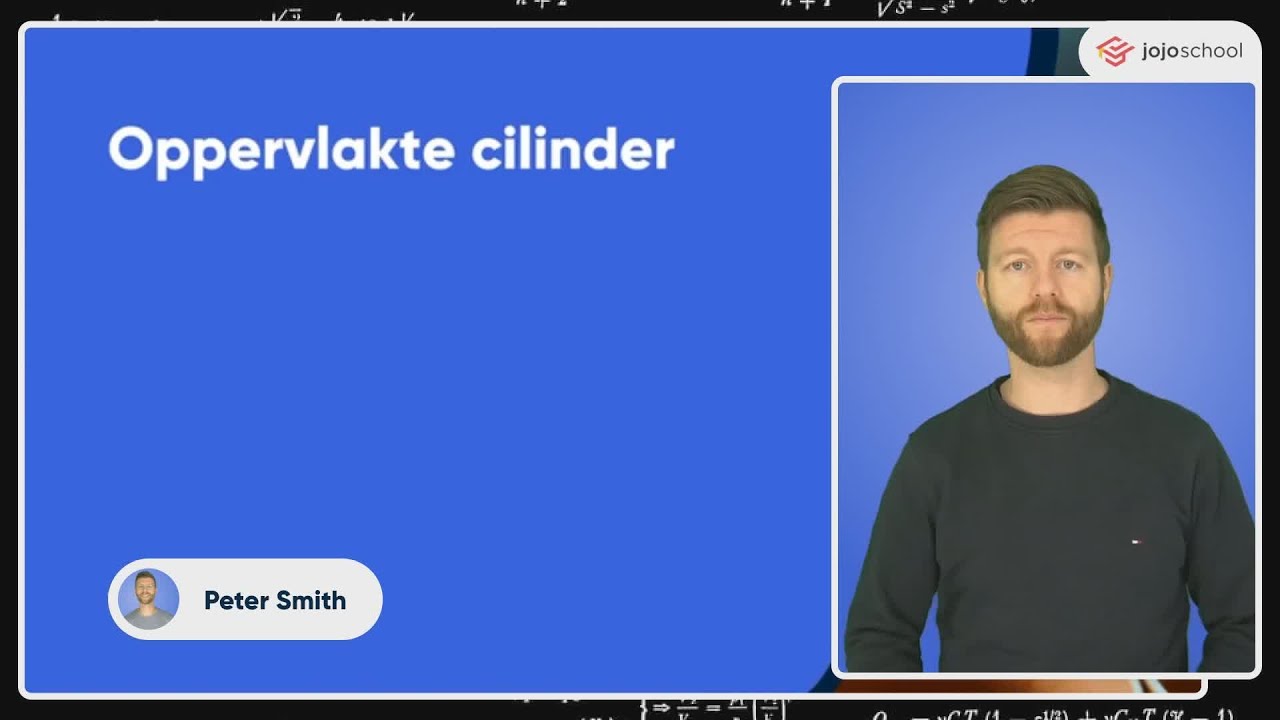 Oppervlakte cilinder - Wiskunde - VMBO - YouTube