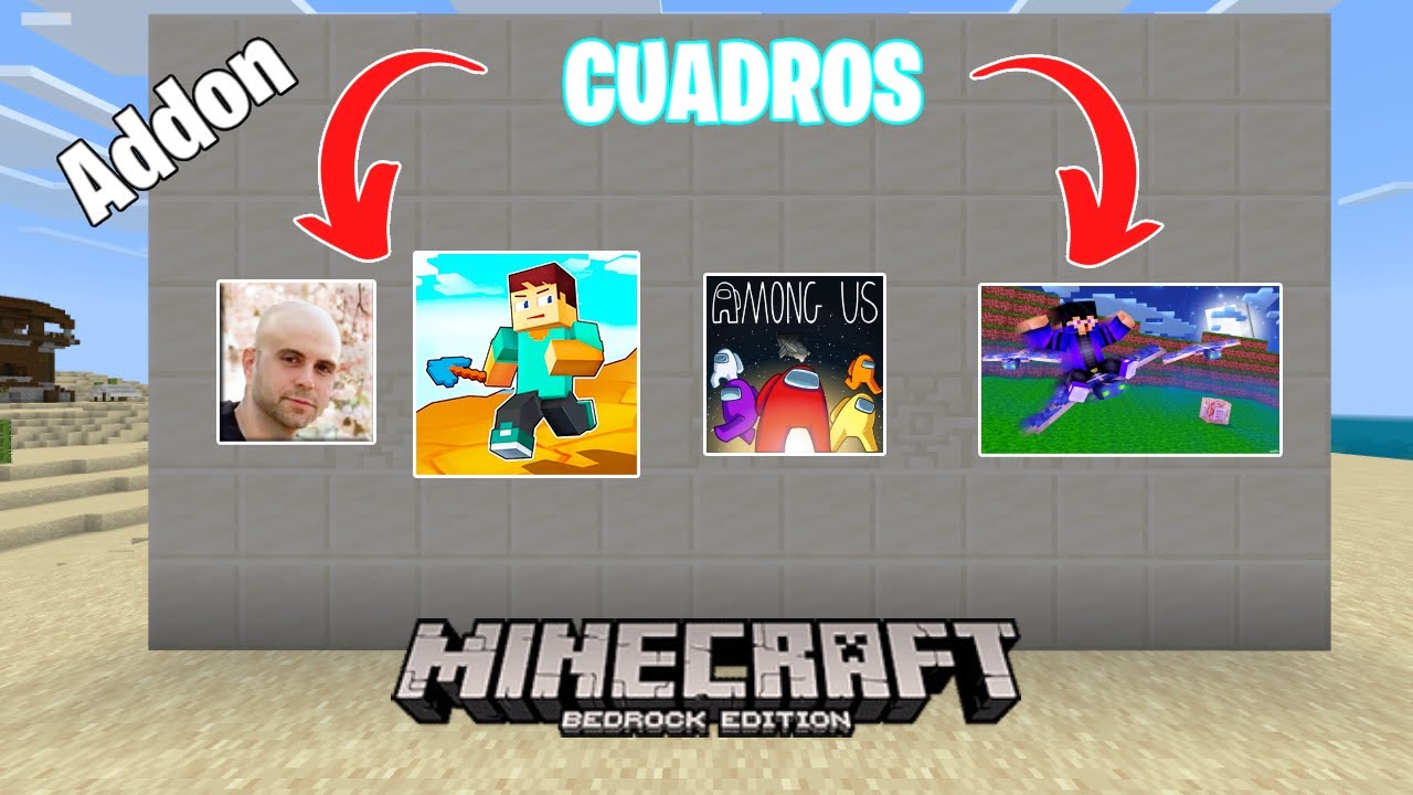 👉CUADROS PERSONALIZADOS para MINECRAFT BEDROCK- ADDONS PARA MINECRAFT ...