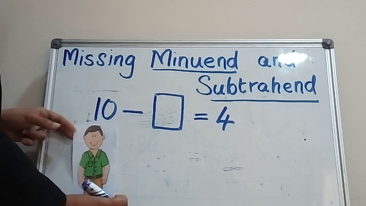 Missing Minuend and subtrahend - YouTube