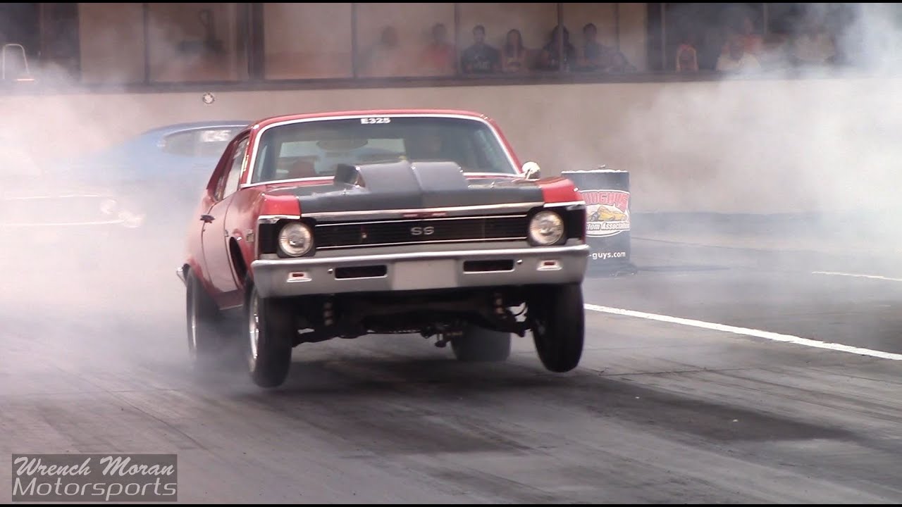 Chevy Nova Wolf Pack Drag Racing - YouTube