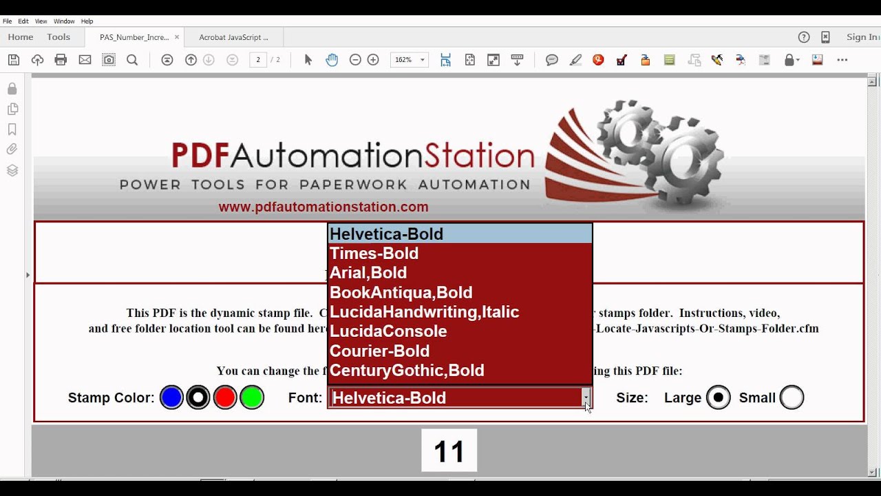 Dynamic Stamp Automatic Number Incrementor Youtube