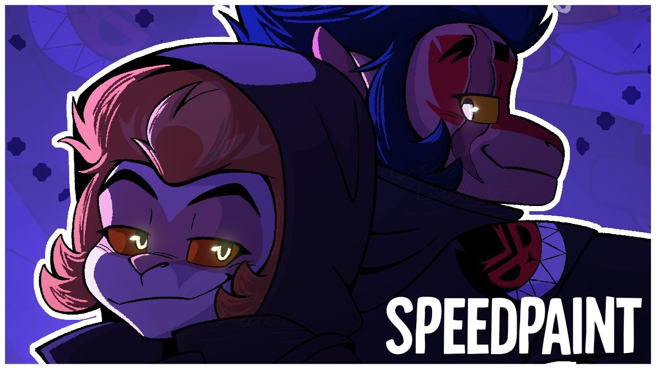 Peaches and Mangos | LMK SPEEDPAINT - YouTube