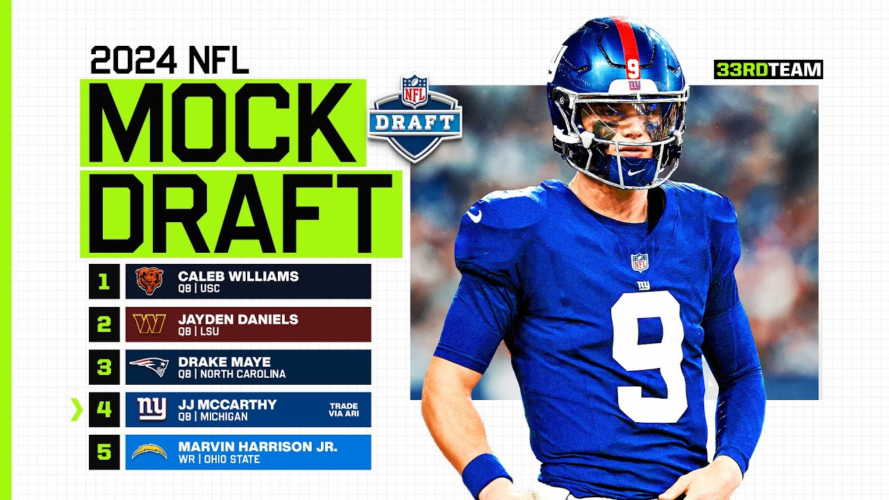live NFL MOCK Draft All 32 NFL Teams - YouTube