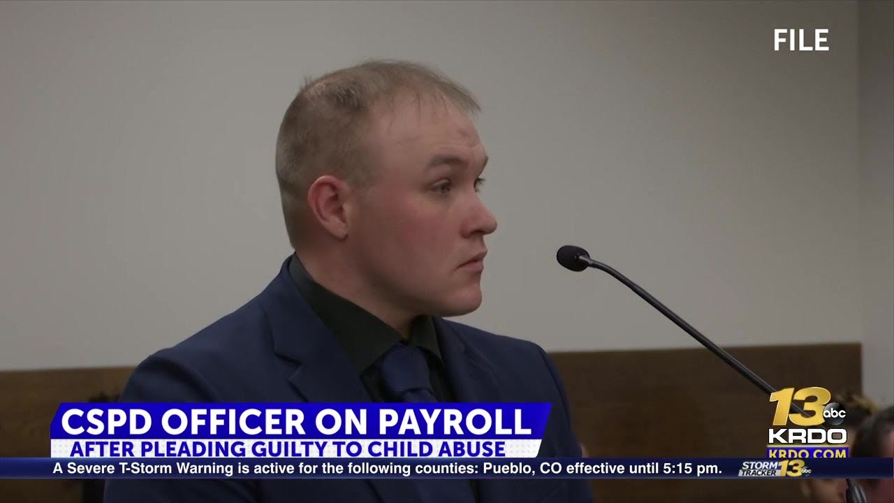 CSPD officer back on the payroll after pleading guilty to child abuse ...