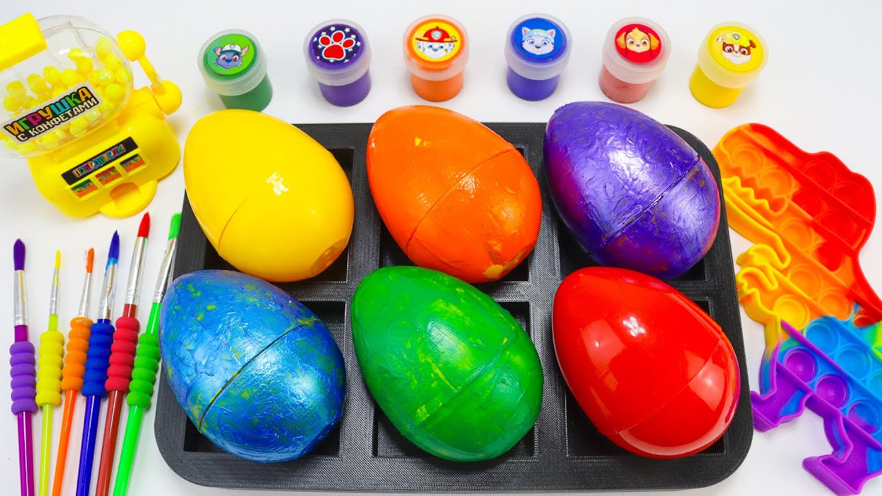 Oddly Satisfying Video | How i Make Color Slime From Glitter Rainbow ...