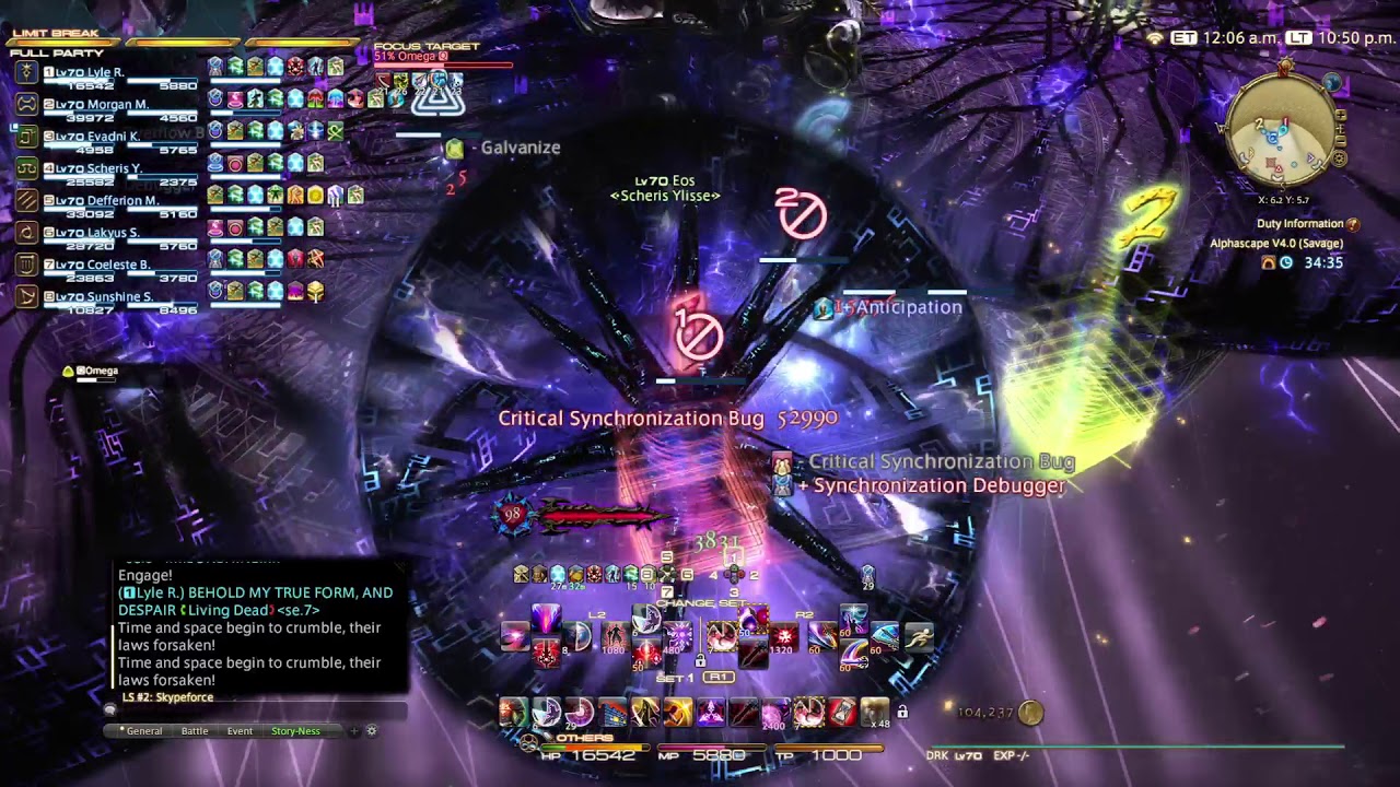 FINAL FANTASY XIV - O12S Hello World 2 fail - YouTube