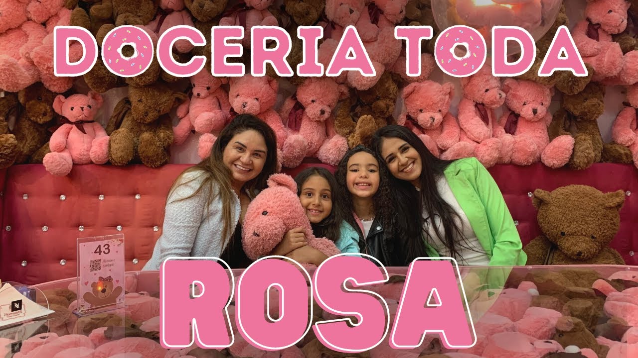 DOCERIA MAIS FOFA DE SÃO PAULO | TODA ROSA | DIA COM LARA - YouTube