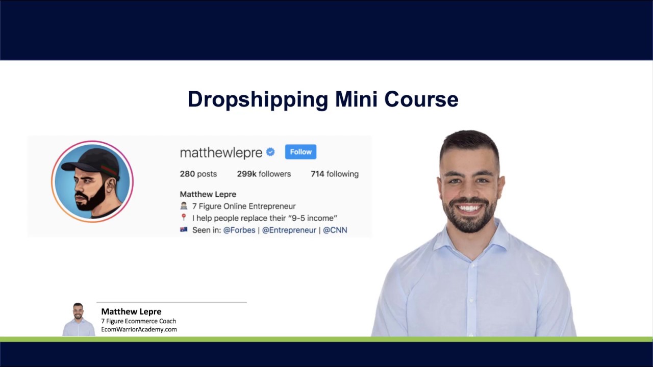 FREE Dropshipping Course 2020 - (Mini Course Introduction - Video 1/8 ...