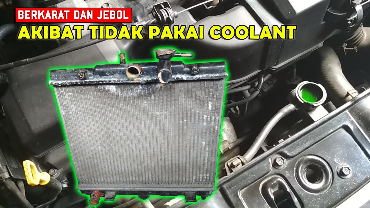 Efek Negatif Air Radiator Tidak Pakai Coolant - YouTube