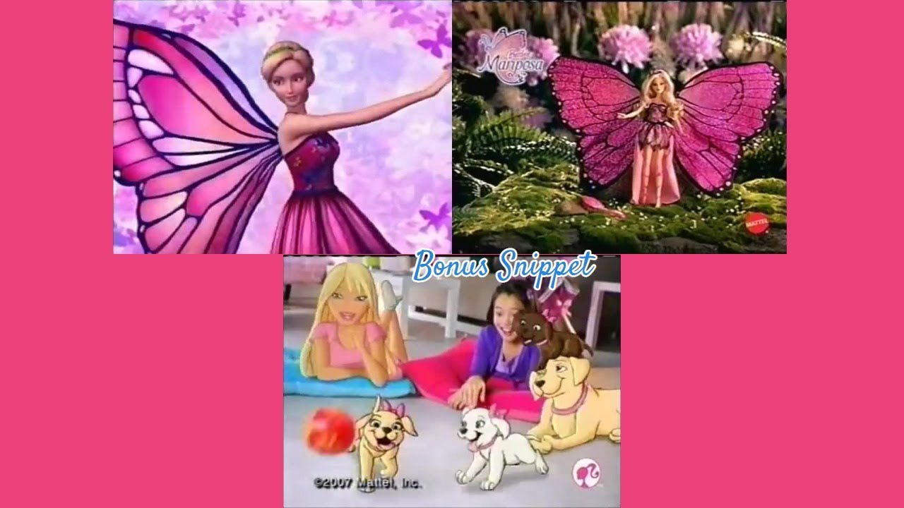 Barbie Mariposa ad (Plus a bonus snippet of another Barbie ad, 2008 ...